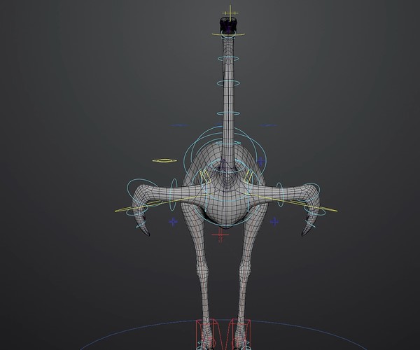 ArtStation - Realistic 3D model of Ostrich | Resources