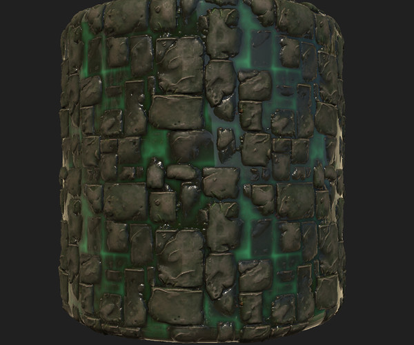 ArtStation - Stylized Wall Materials - Substance Painter | Resources