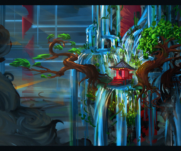 ArtStation - Falling sky | Artworks