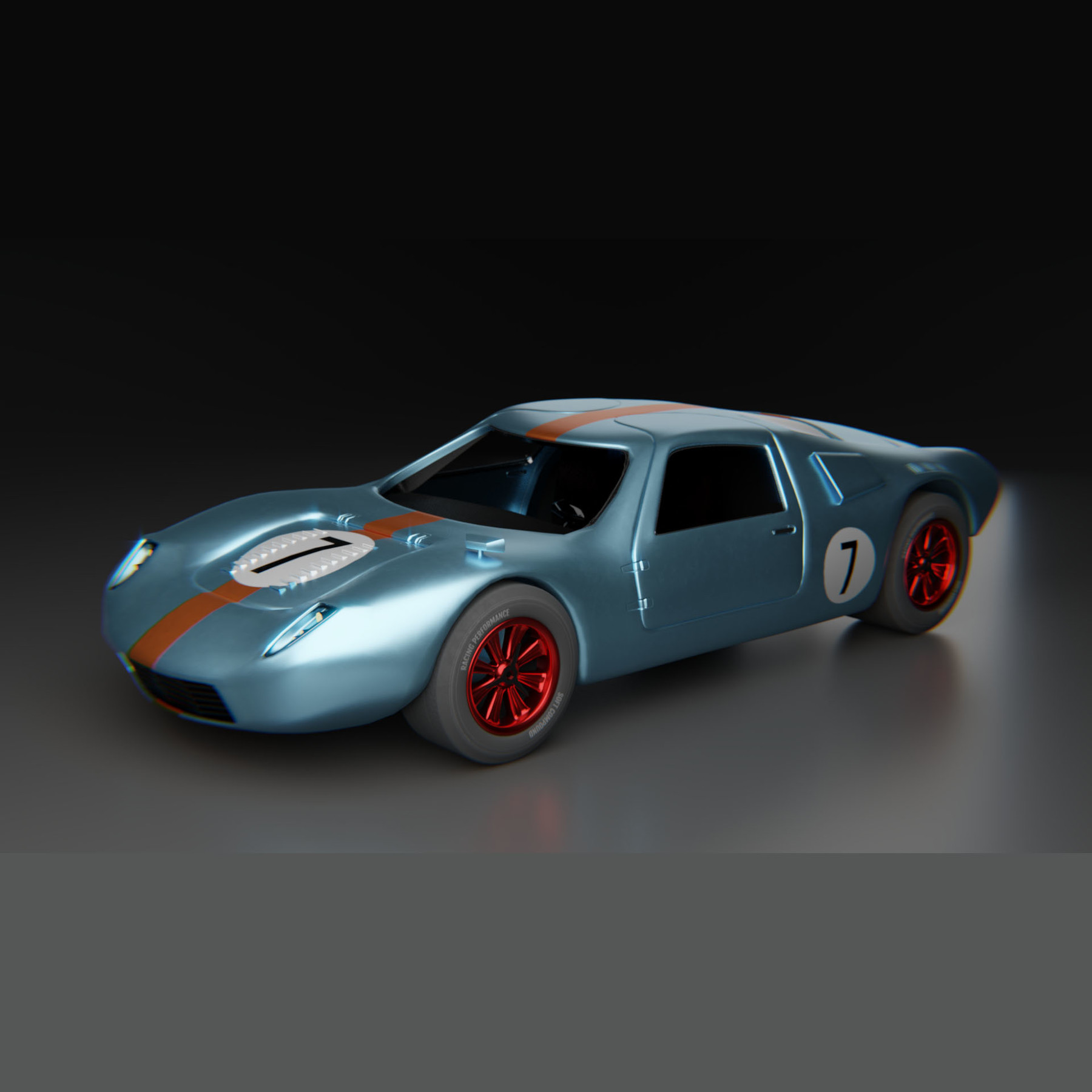 ArtStation - Vintage Racer - Game ready car | Game Assets