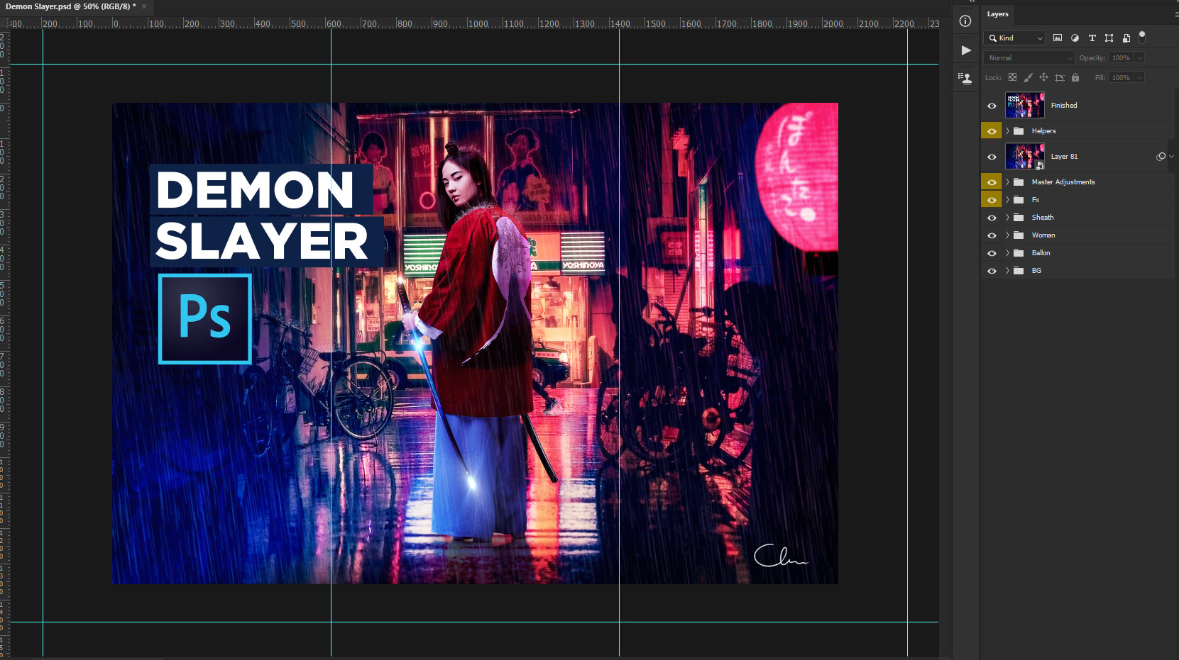 ArtStation - Full Psd "Demon Slayer" | Artworks