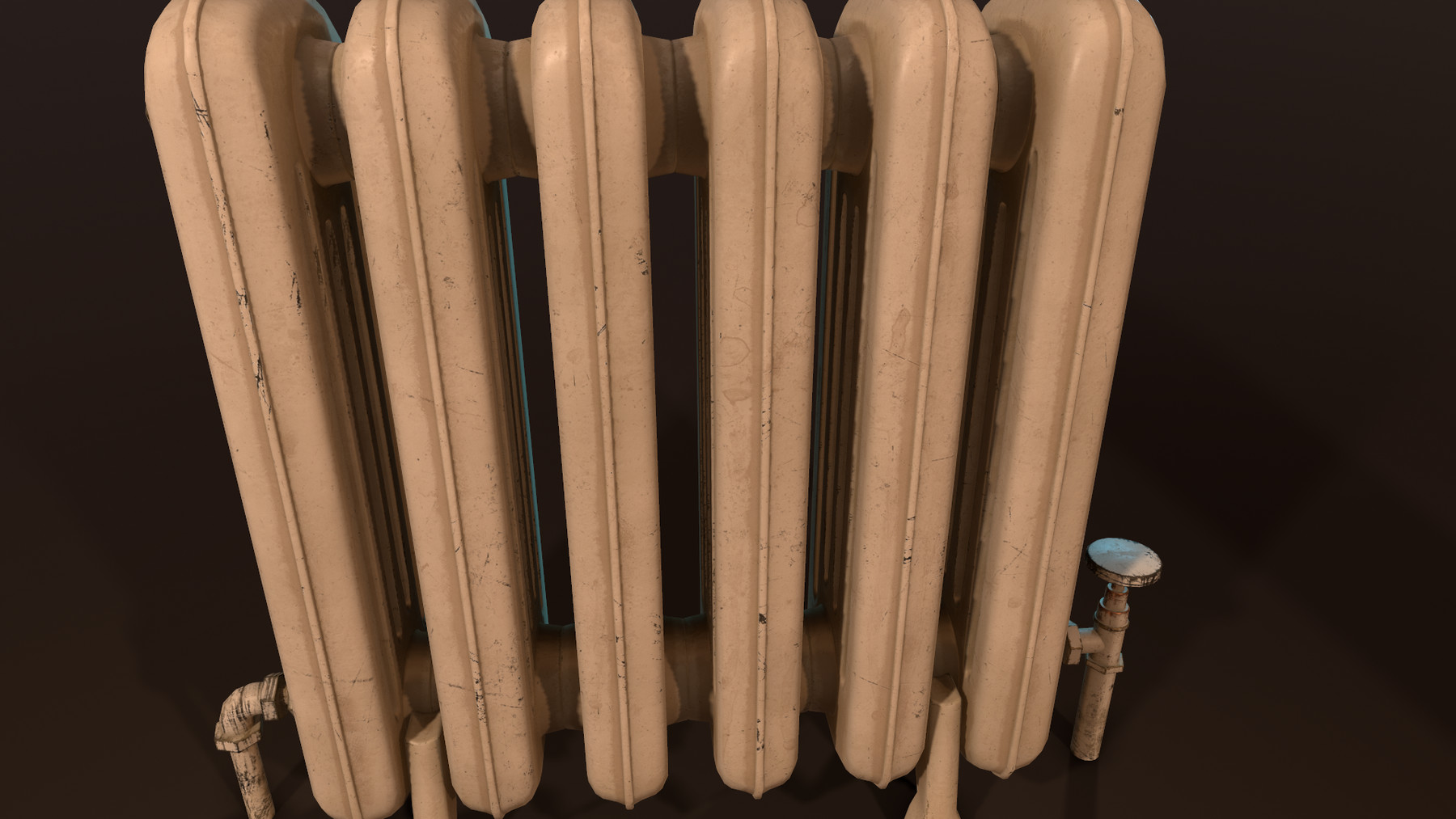 ArtStation - Old Radiator - PBR Model | Game Assets