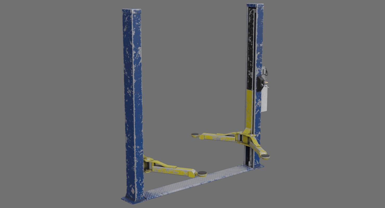 ArtStation - Two Post Lift 1B | Resources