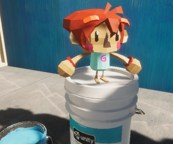 Artstation Low Poly Friends Luisito Gabriel Game Assets