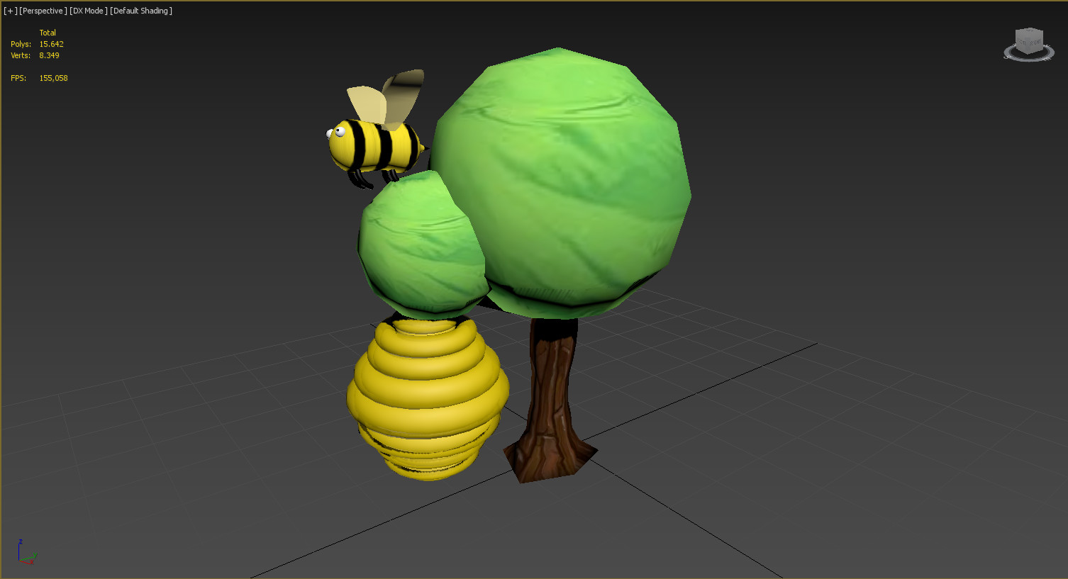 ArtStation - Lowpoly Bee House (untextured) | Game Assets