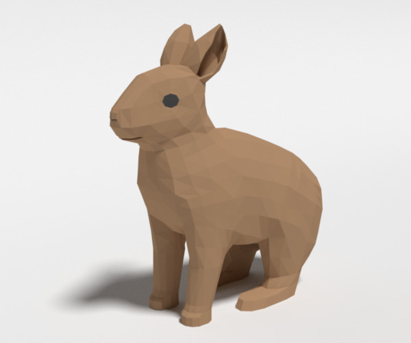 ArtStation - Low Poly Cartoon Rabbit | Resources