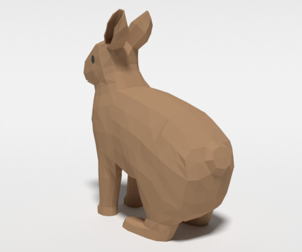 ArtStation - Low Poly Cartoon Rabbit | Resources