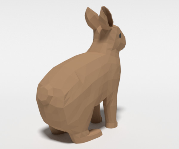 ArtStation - Low Poly Cartoon Rabbit | Resources