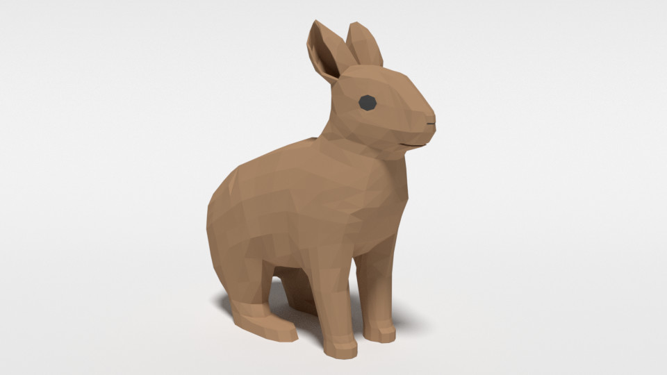 ArtStation - Low Poly Cartoon Rabbit | Resources