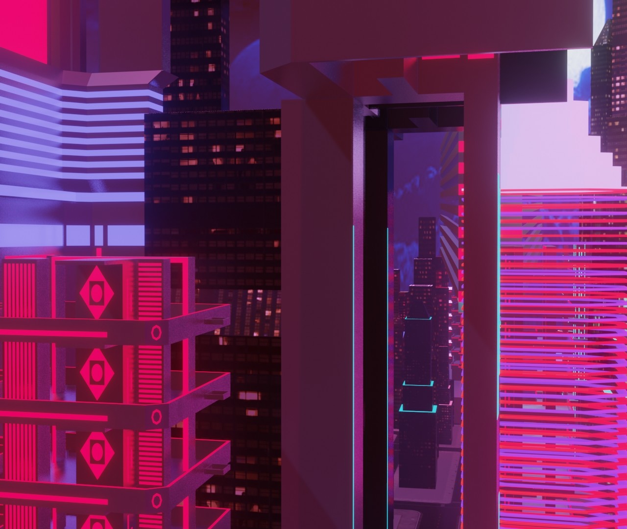ArtStation - Neon City 1.0 | Resources