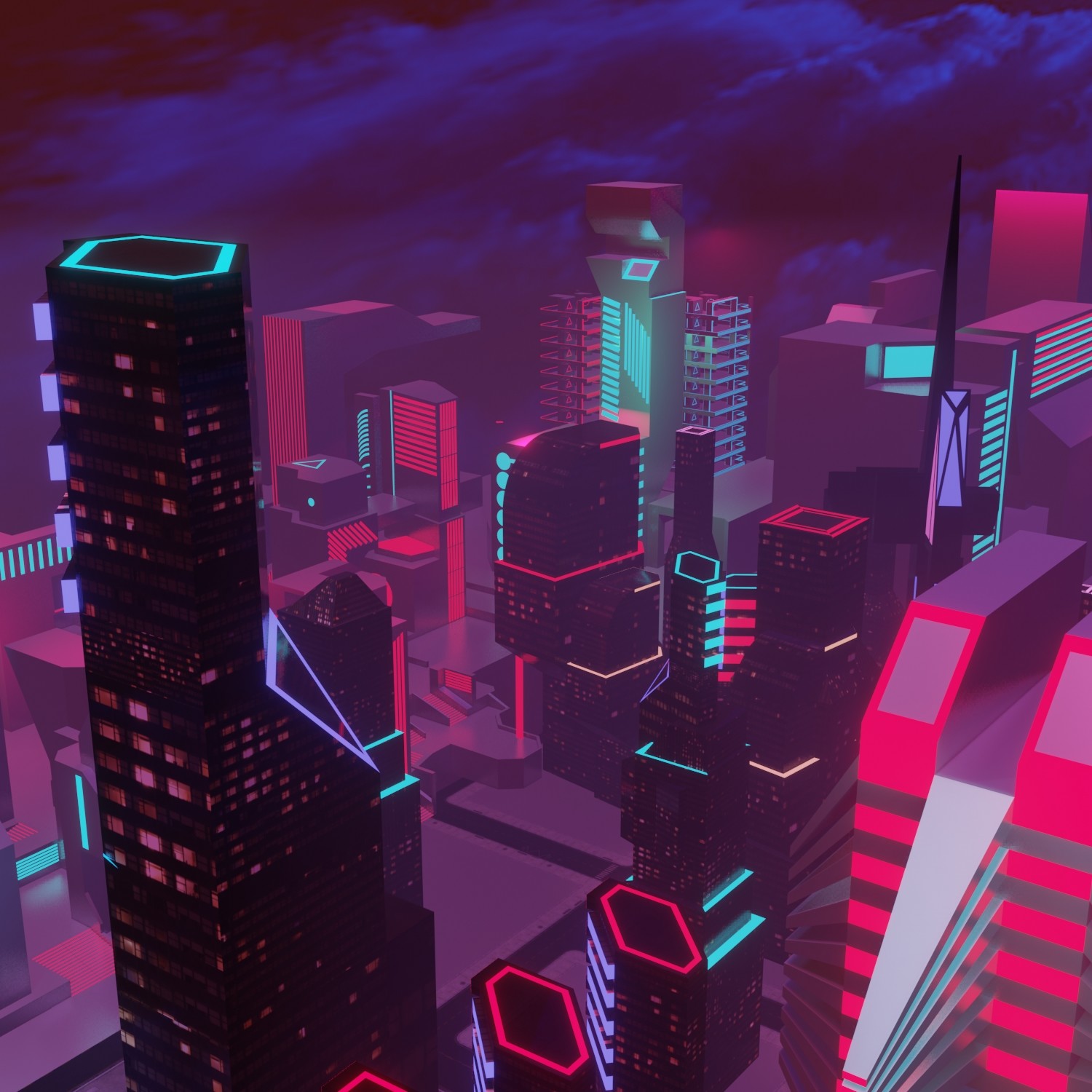ArtStation - Neon City 1.0 | Resources