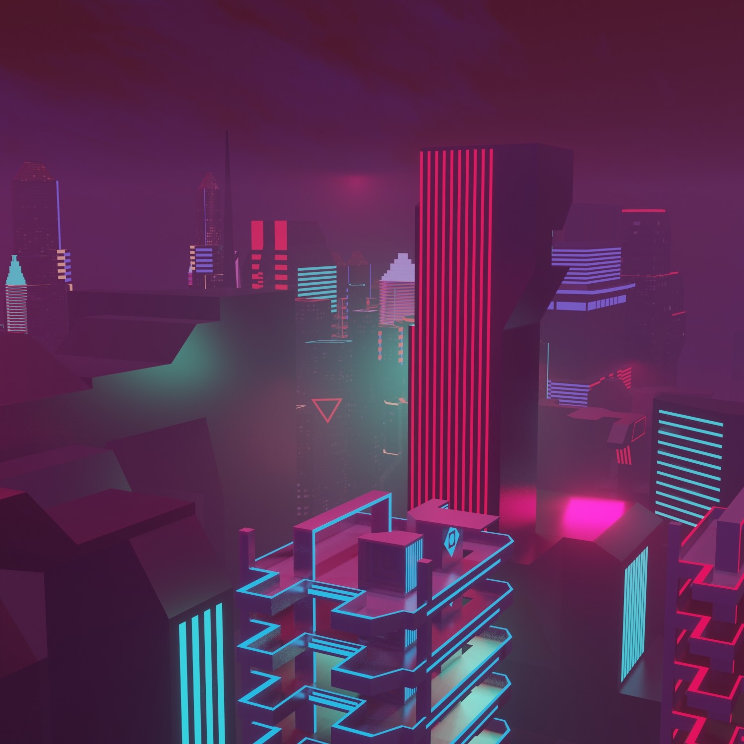 ArtStation - Neon City 1.0 | Resources