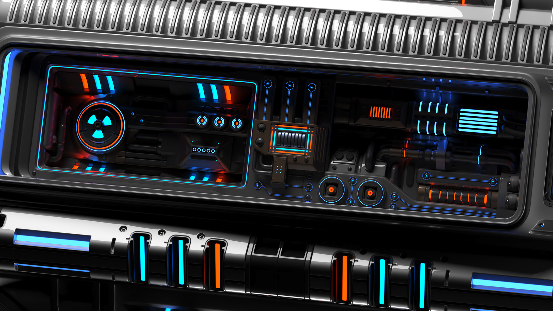 ArtStation - Sci Fi Mega Engine KITBASH 3D model | Resources