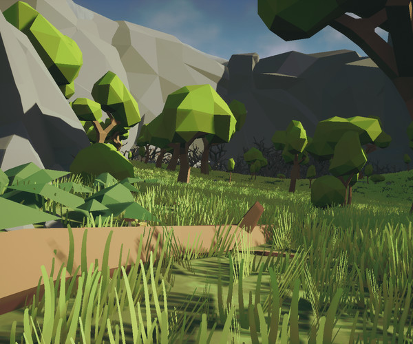 ArtStation - Low poly nature environment pack | Game Assets