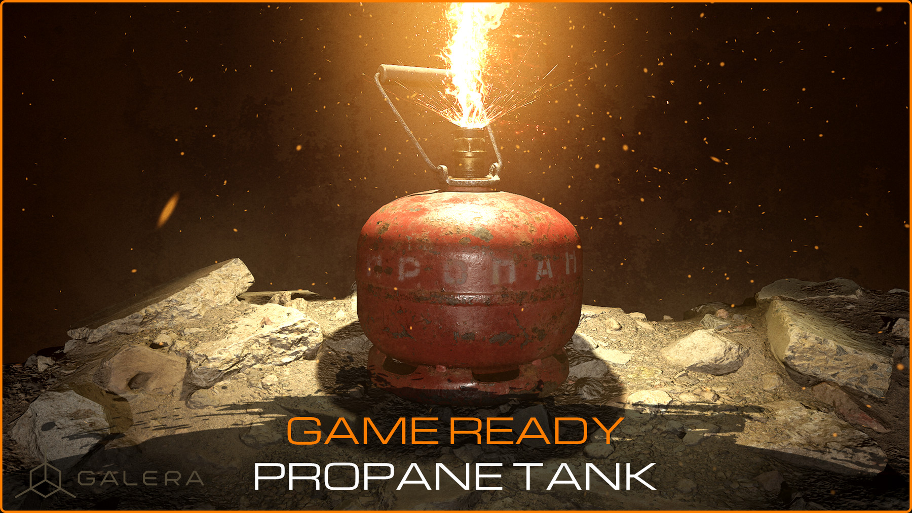 ArtStation - Propane Tank - Game Ready Scan Based Model | Game Assets