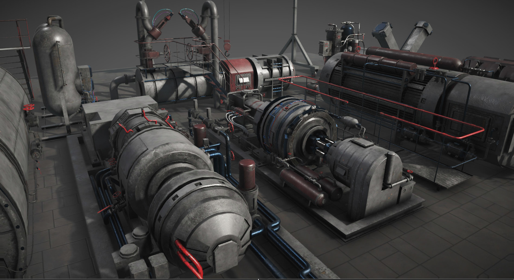 ArtStation - Machinery compartment devices pack for Unity | Game Assets