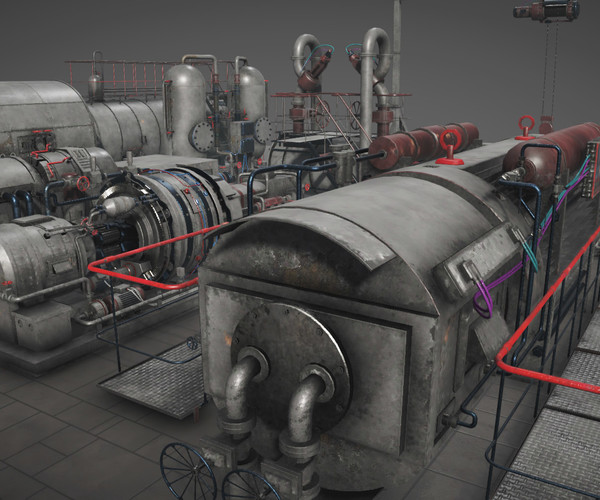 ArtStation - Machinery compartment devices pack for Unity | Game Assets