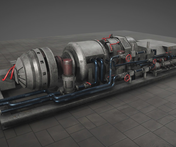 ArtStation - Machinery compartment devices pack for Unity | Game Assets
