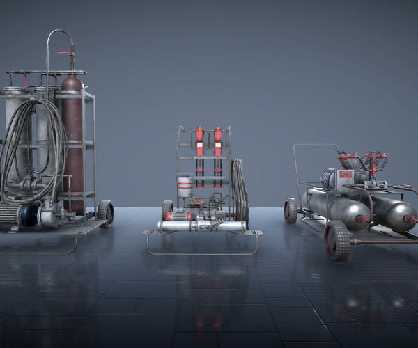 ArtStation - Portable machinery devices pack for Unity | Game Assets