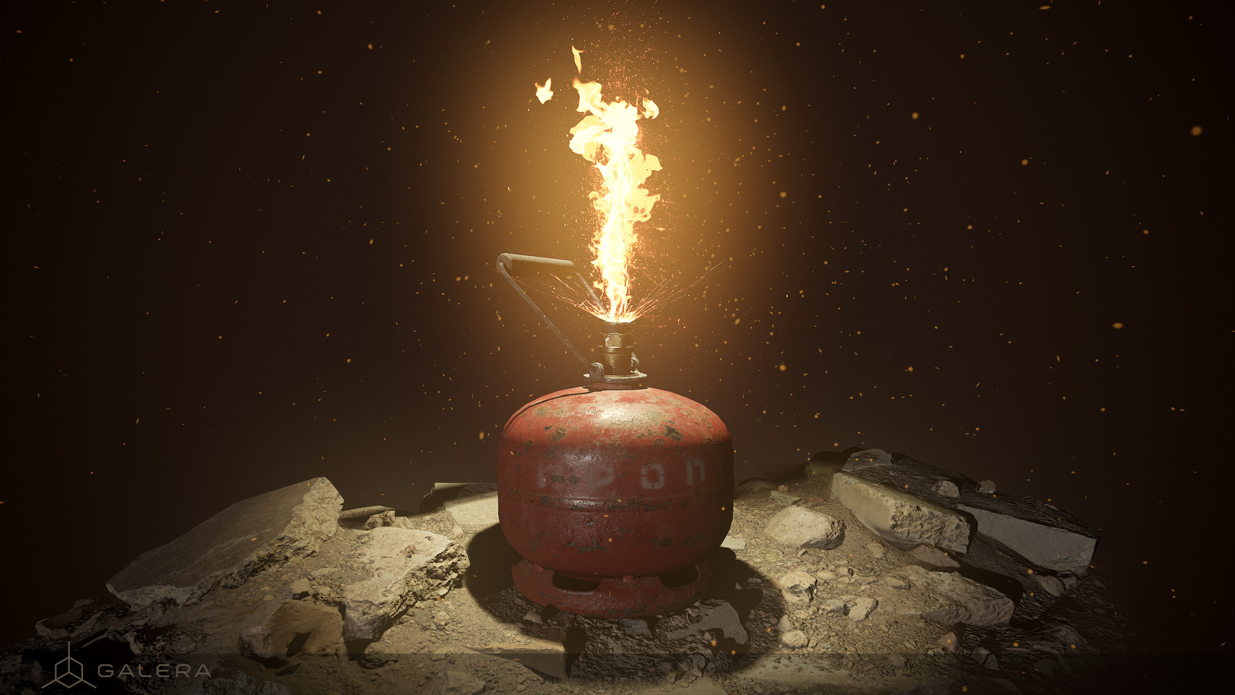 ArtStation - Propane Tank - Game Ready Scan Based Model | Game Assets