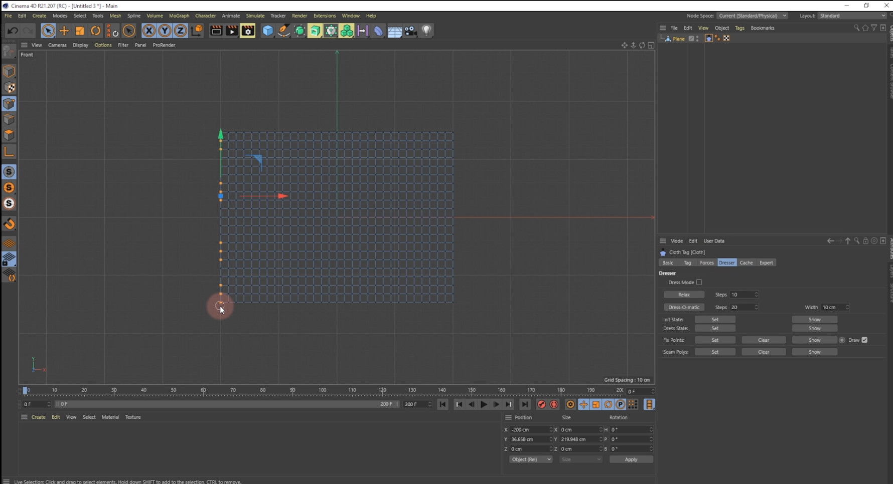 ArtStation - Animation of flag. Looping close animation in Cinema 4d R21. | Tutorials