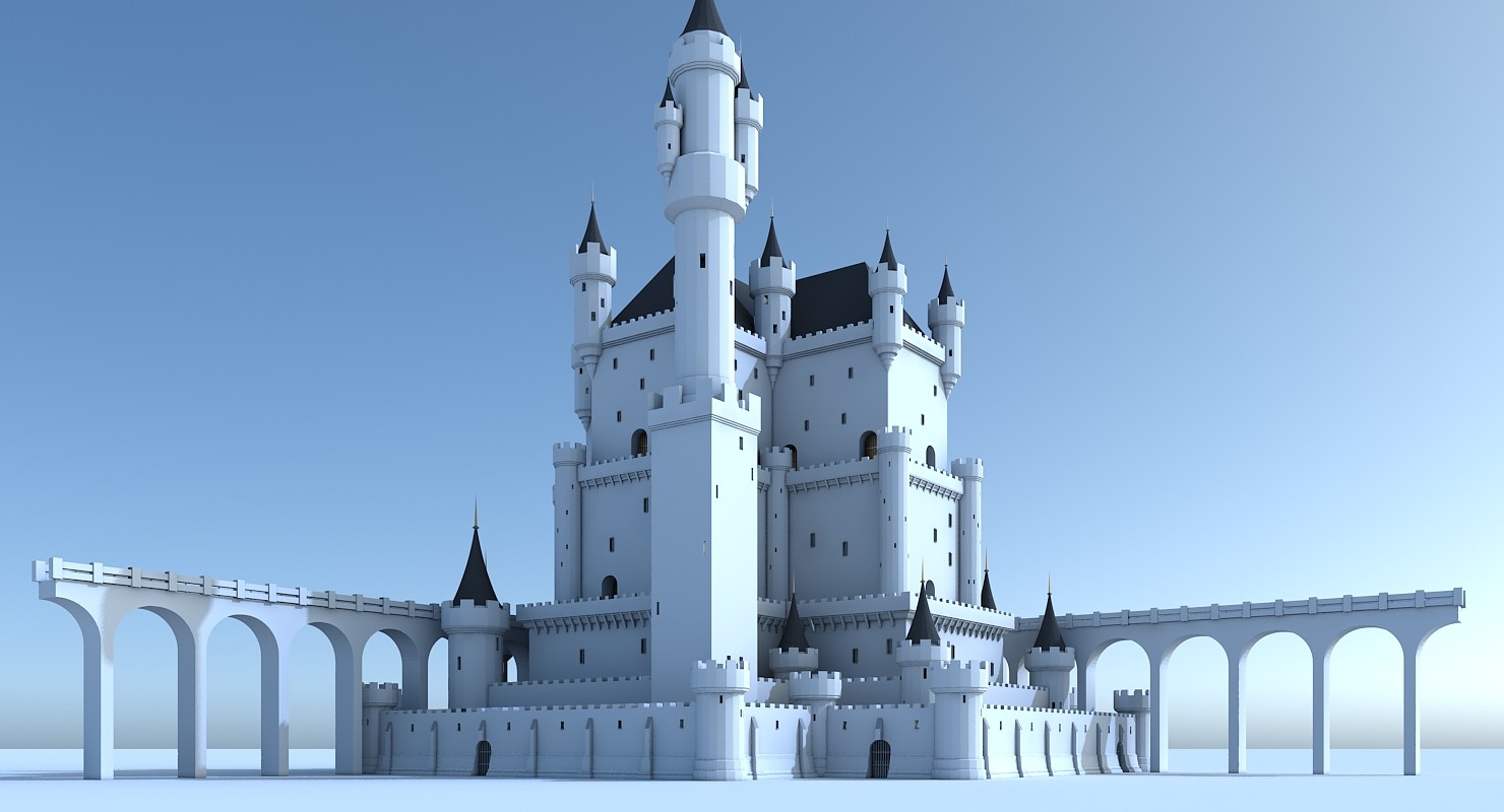 ArtStation - Fantasy Castle 005 | Resources