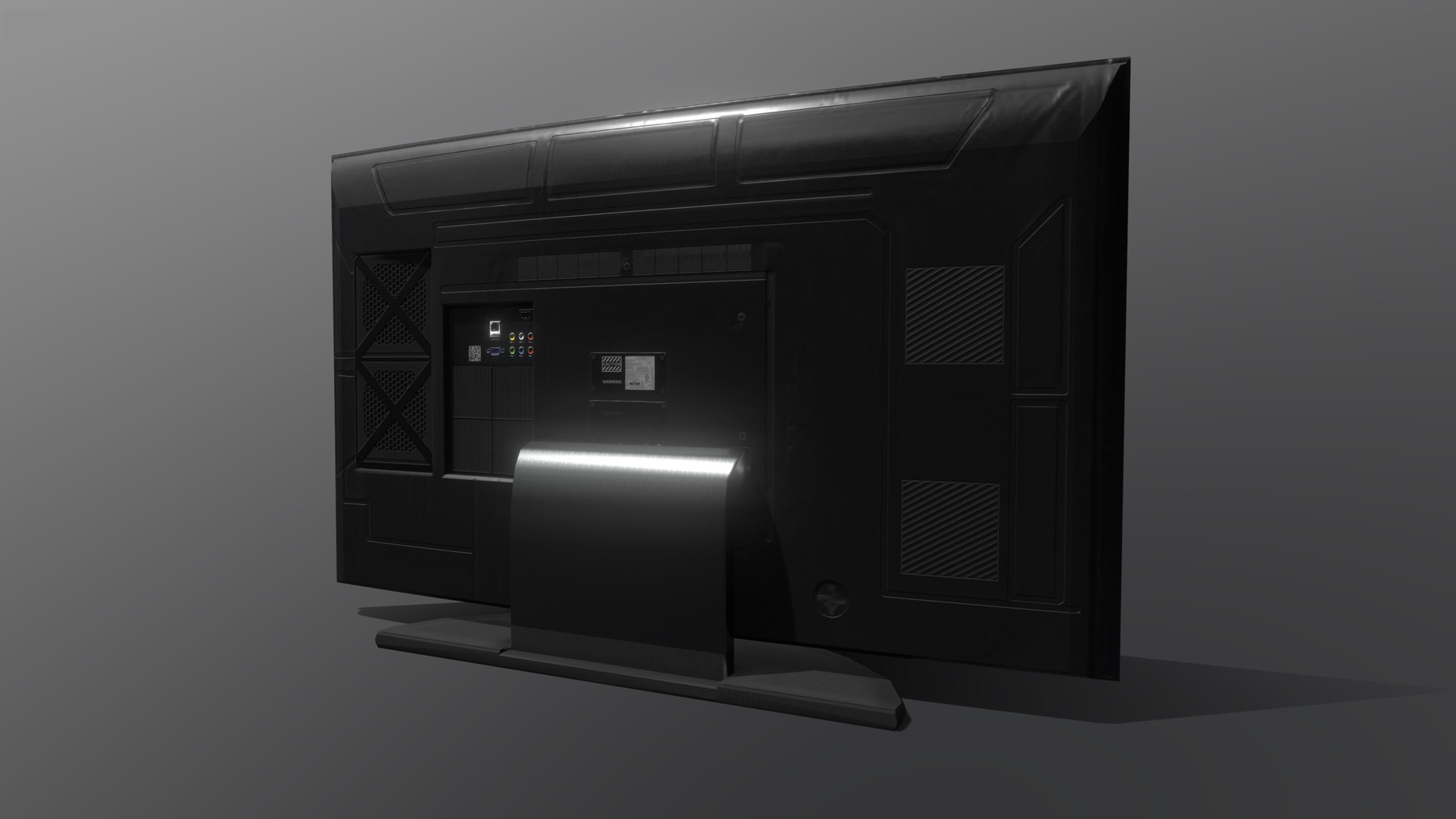 ArtStation - Low Poly Modern Curved Television | Game Assets