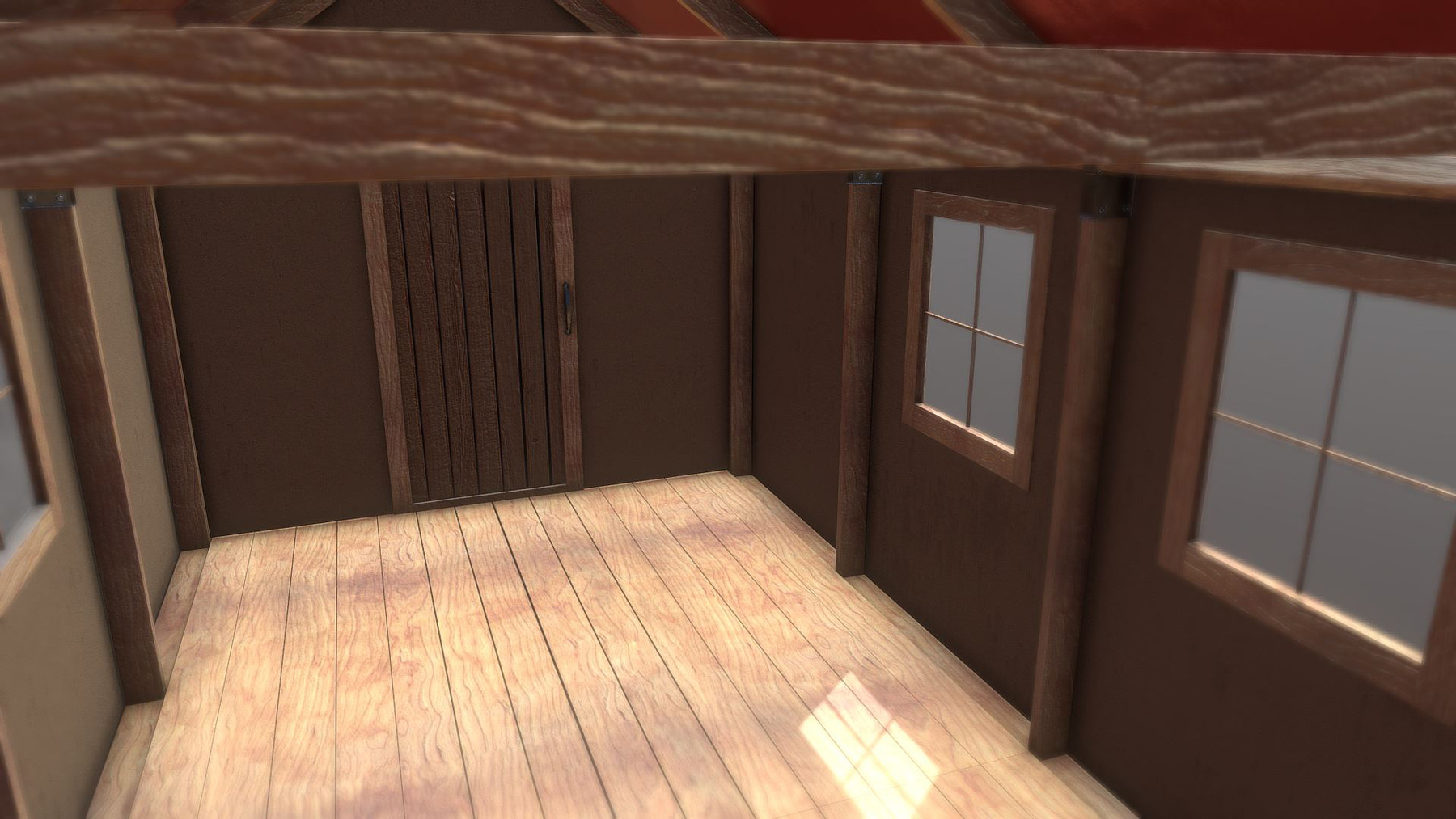 ArtStation - Game Ready Modular Shed | Game Assets