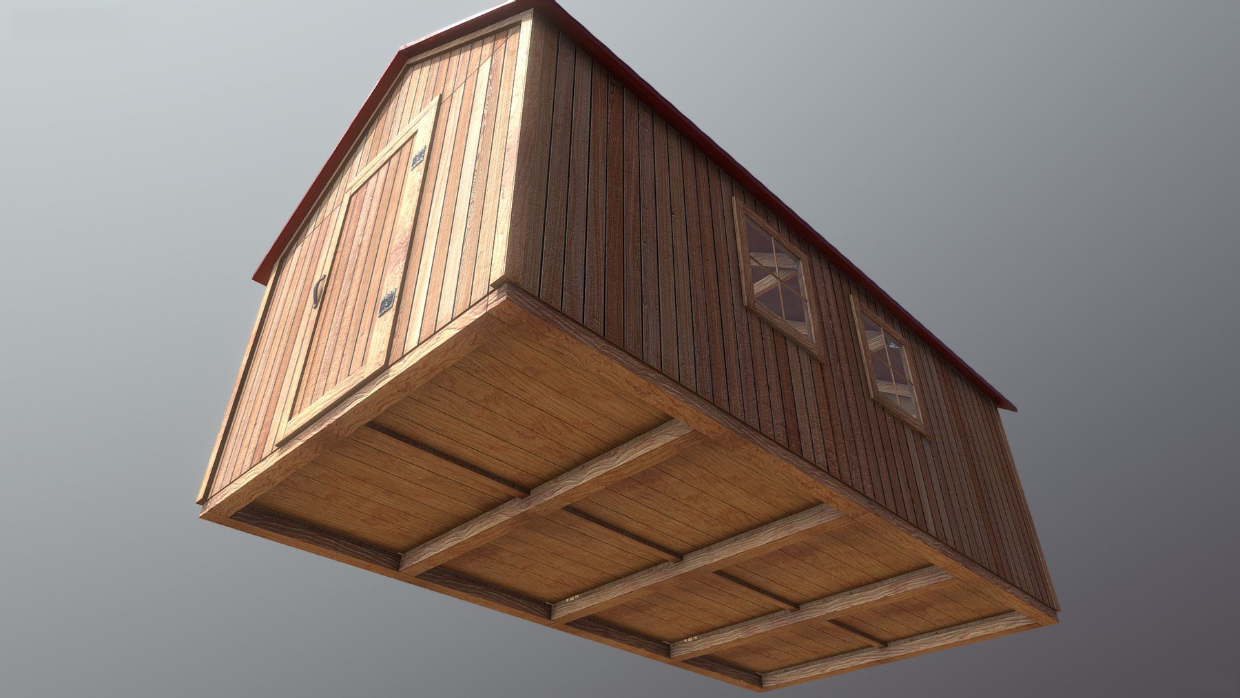 ArtStation - Game Ready Modular Shed | Game Assets