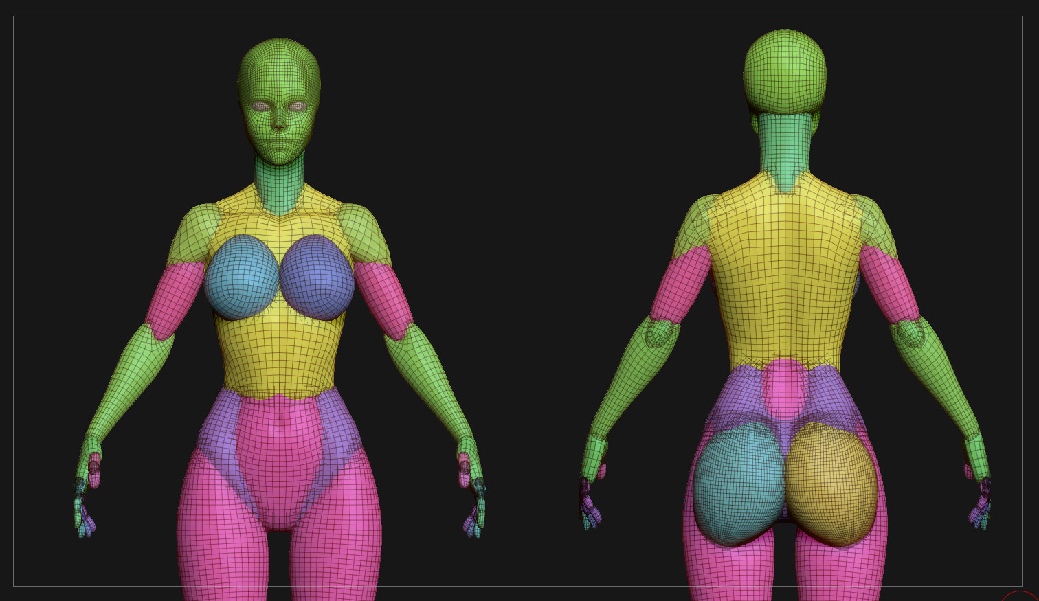 ArtStation - BASEMESH - Female Body Blocking | Resources