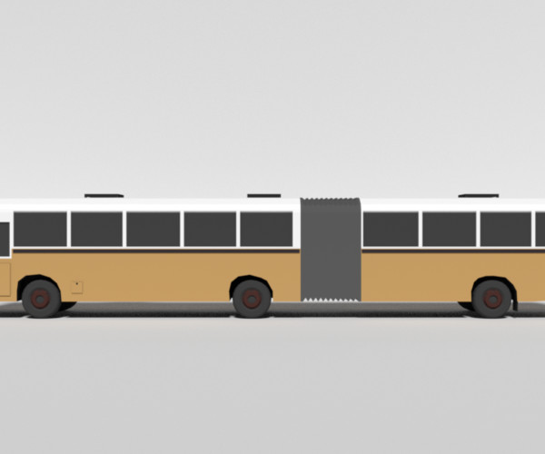 ArtStation - Low Poly Cartoon Retro Bus | Resources