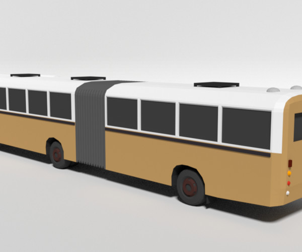 ArtStation - Low Poly Cartoon Retro Bus | Resources