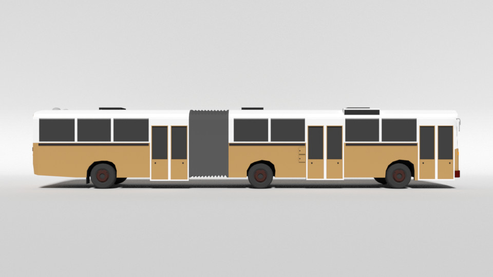 ArtStation - Low Poly Cartoon Retro Bus | Resources