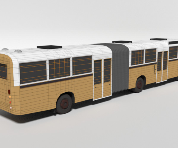 ArtStation - Low Poly Cartoon Retro Bus | Resources
