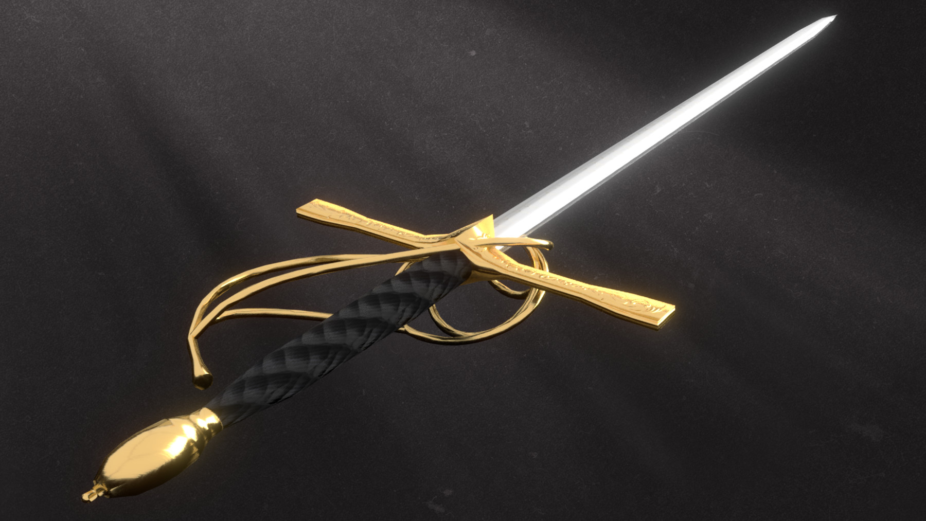 ArtStation - Rapier low poly | Resources