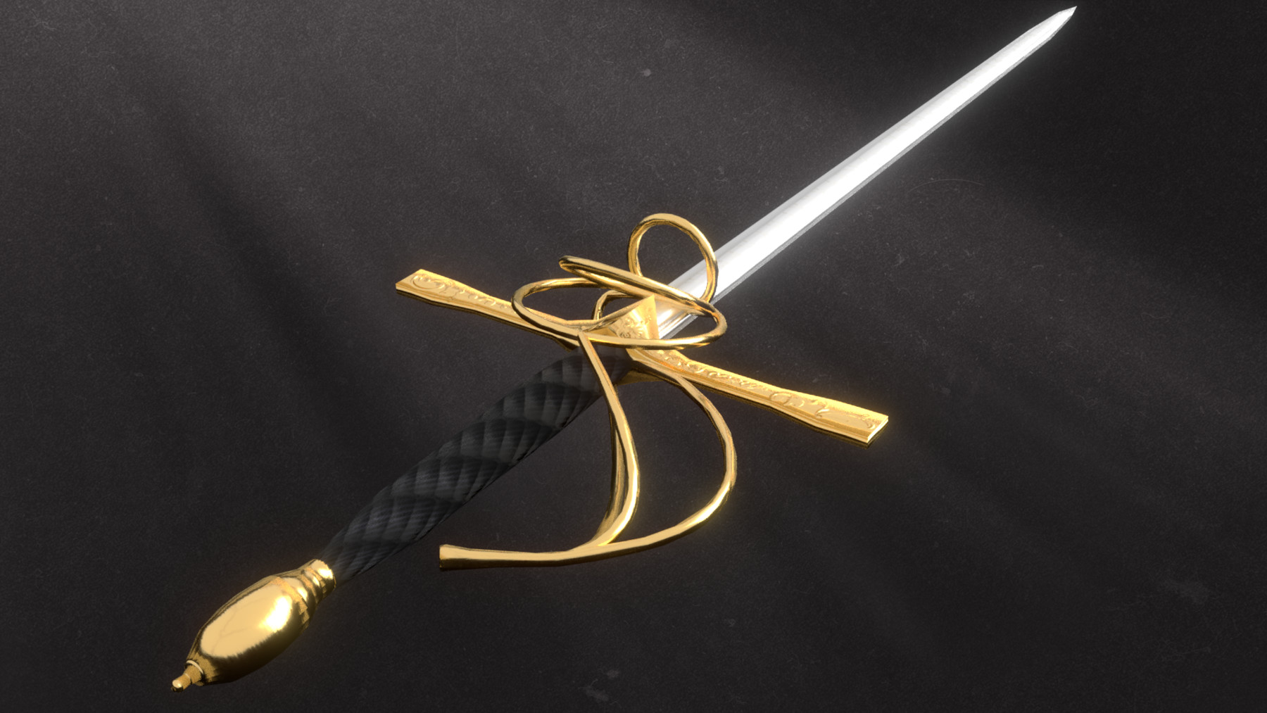 ArtStation - Rapier low poly | Resources