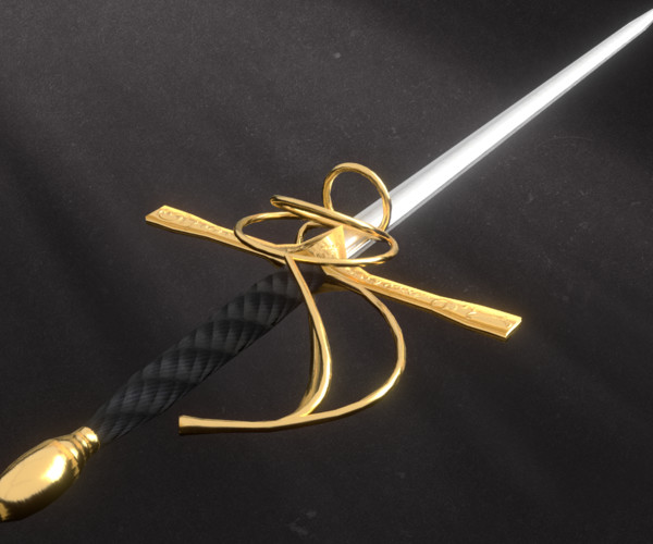 ArtStation - Rapier low poly | Resources