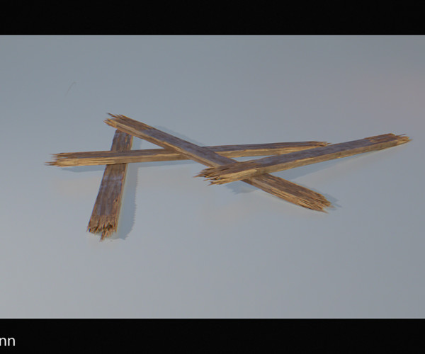 ArtStation - Blender 2.8 - Splintered Wooden Planks w/ Modifiers ...