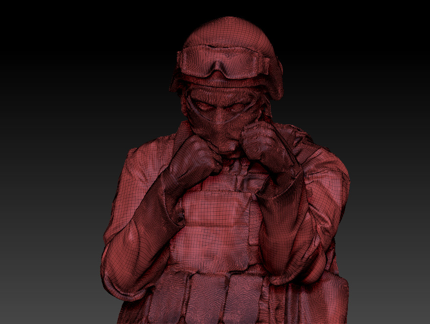 ArtStation - Fully equipped American soldier ready to fight 106 | Game ...