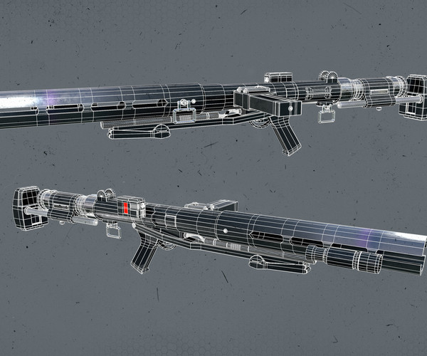 ArtStation - E-11D Blaster - Star Wars: Rogue One | Resources