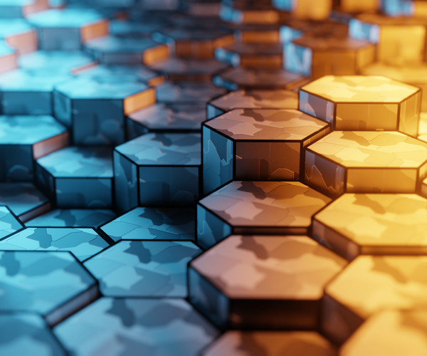 ArtStation - Hexagon Abstract Animation | Blender | Resources