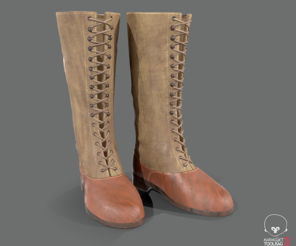 ArtStation - Boots Military - WW2 | Resources