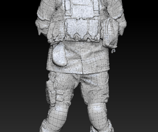 ArtStation - Adult military man in helmet 108 | Resources