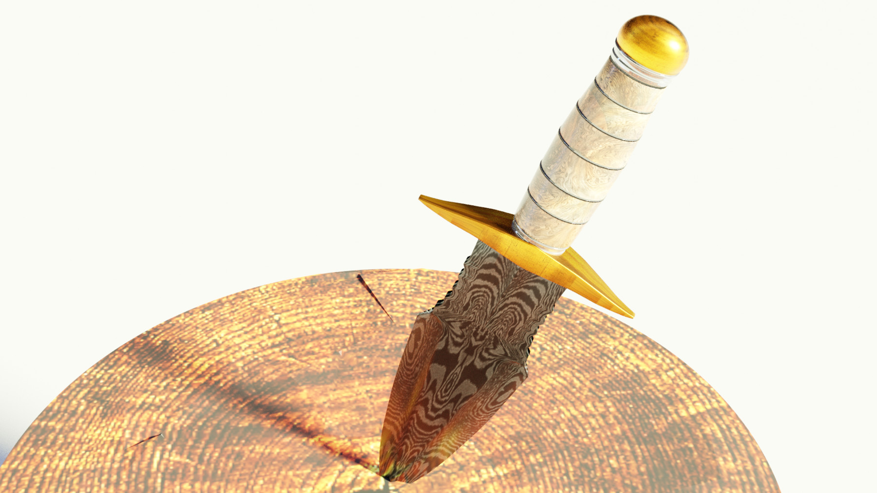 ArtStation - Damascus Leaf Dagger | Resources