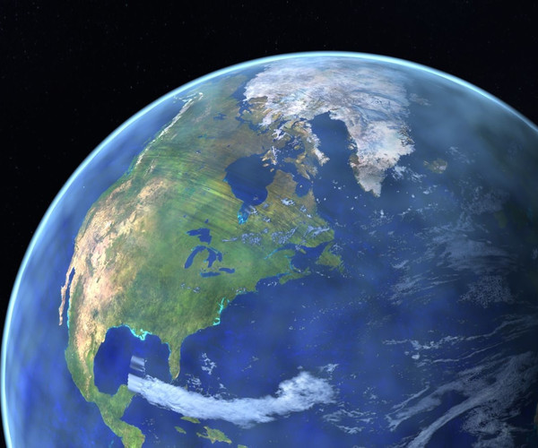 ArtStation - Planet Earth Realistic 3D Model (for Blender) | Game Assets