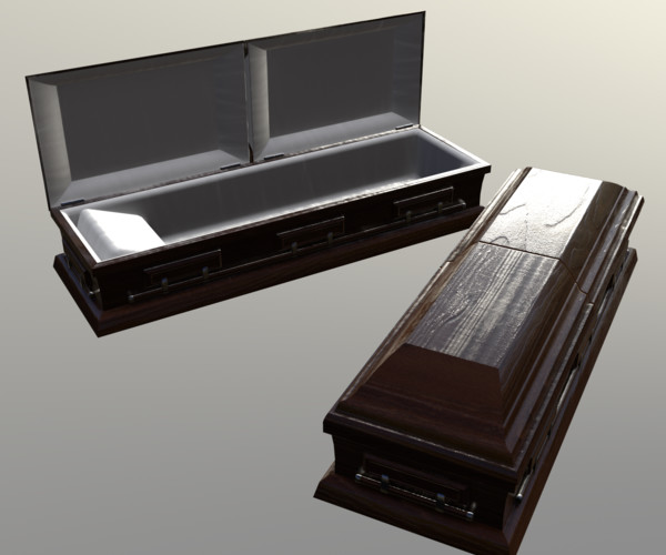 ArtStation - Wooden Casket Beech | Game Assets