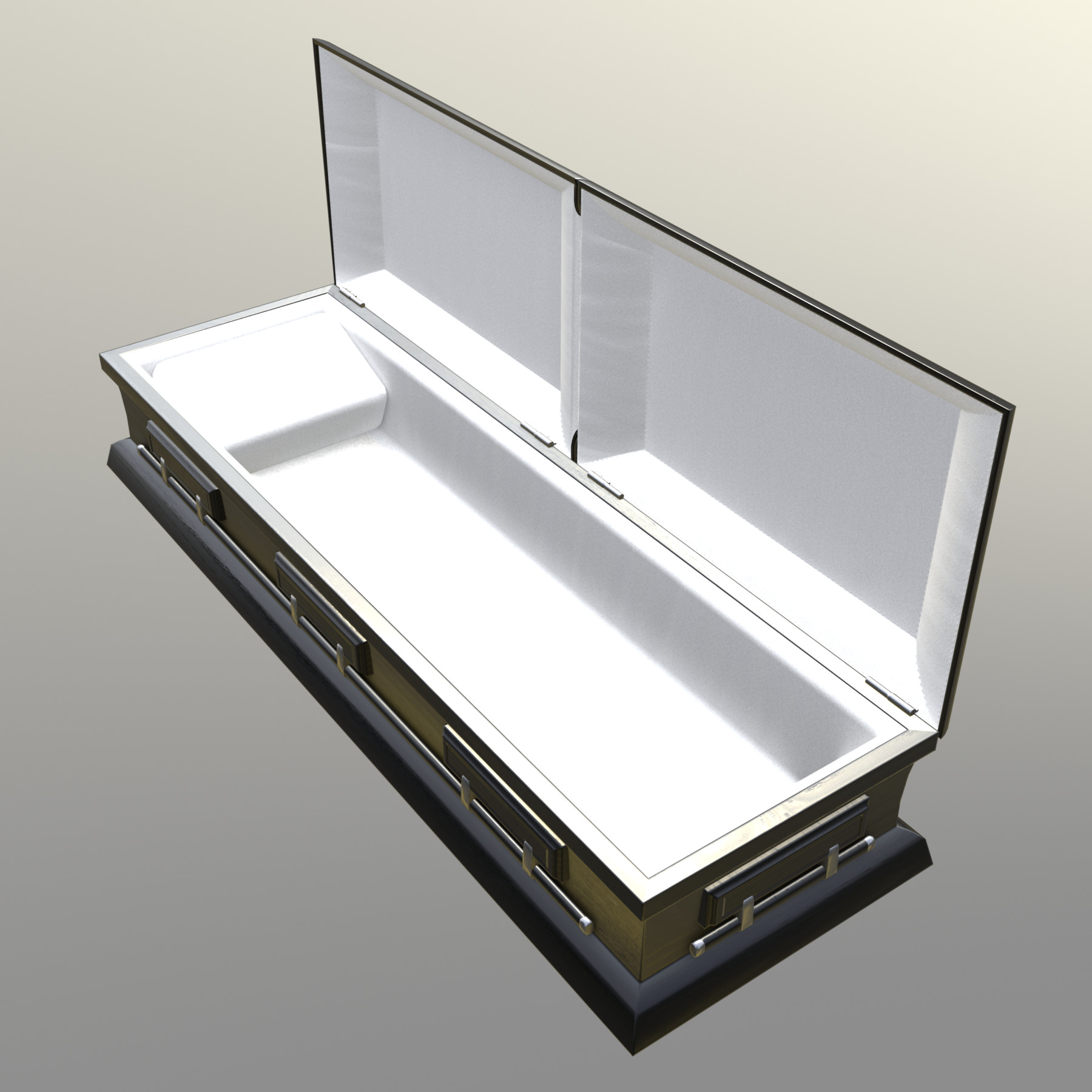 ArtStation - Wooden Casket Black | Game Assets