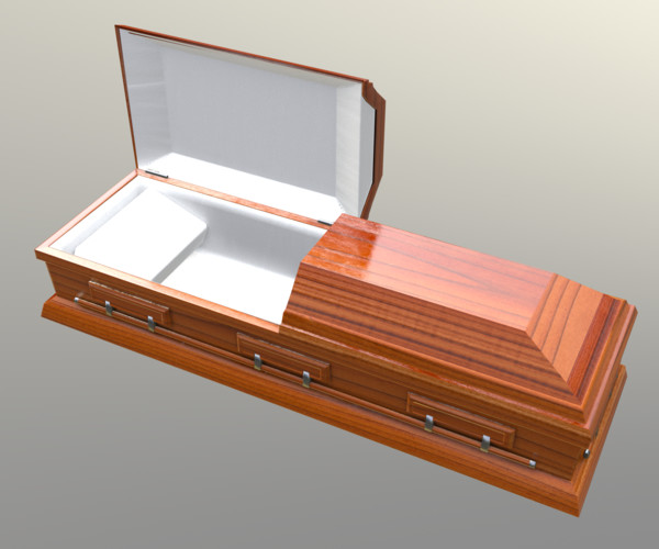 ArtStation - Wooden Casket Cherry | Game Assets