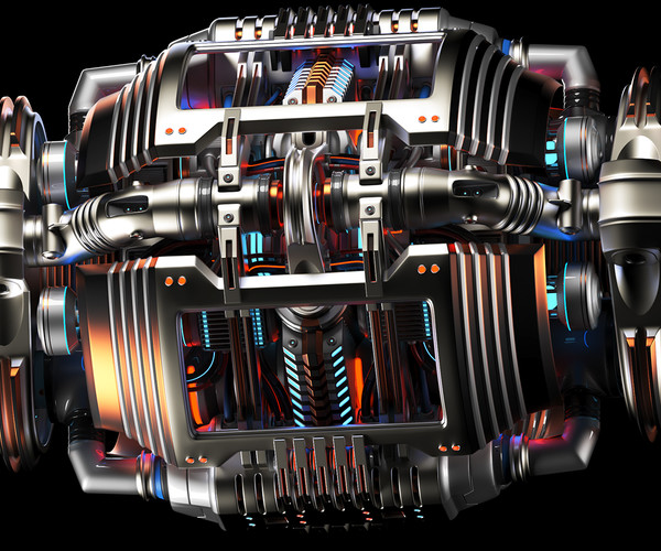ArtStation - Sci Fi Generator Kitbash Element 3D model | Resources