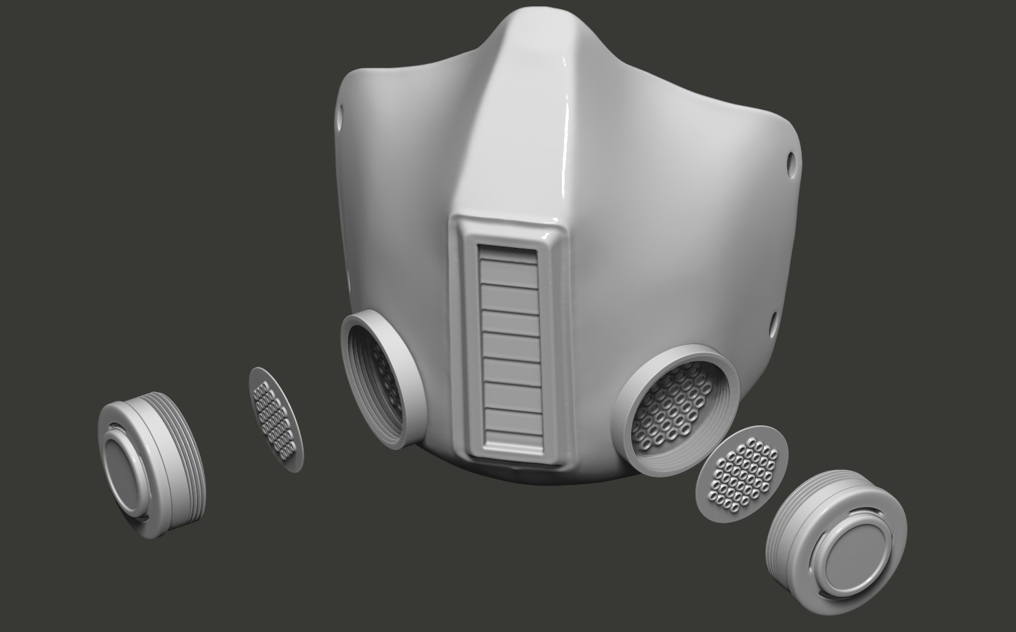 ArtStation - Mask 3D Printing model | Resources